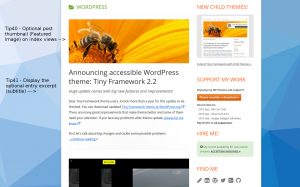 Tiny Framework free responsive, accessible WordPress theme